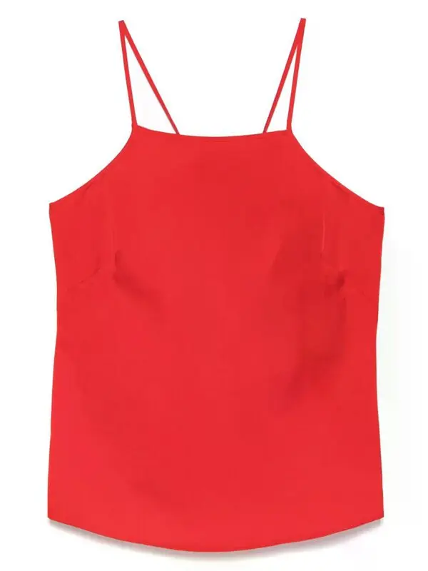 TWINSET Square-neck Tank Top - Red