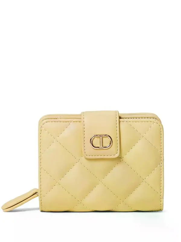 TWINSET Quilted Wallet - Yellow