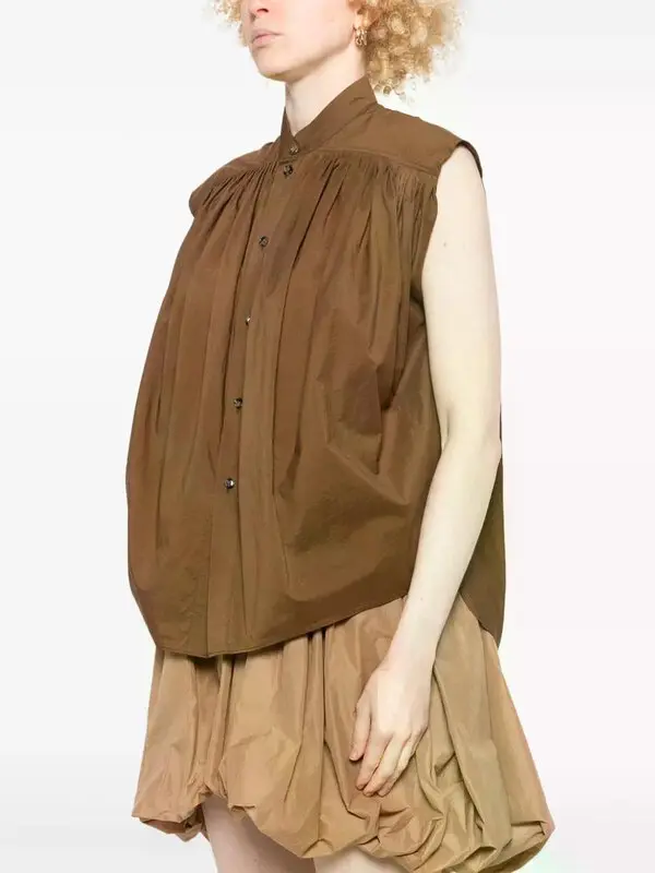 Philosophy Di Lorenzo Serafini Poplin Shirt - Brown