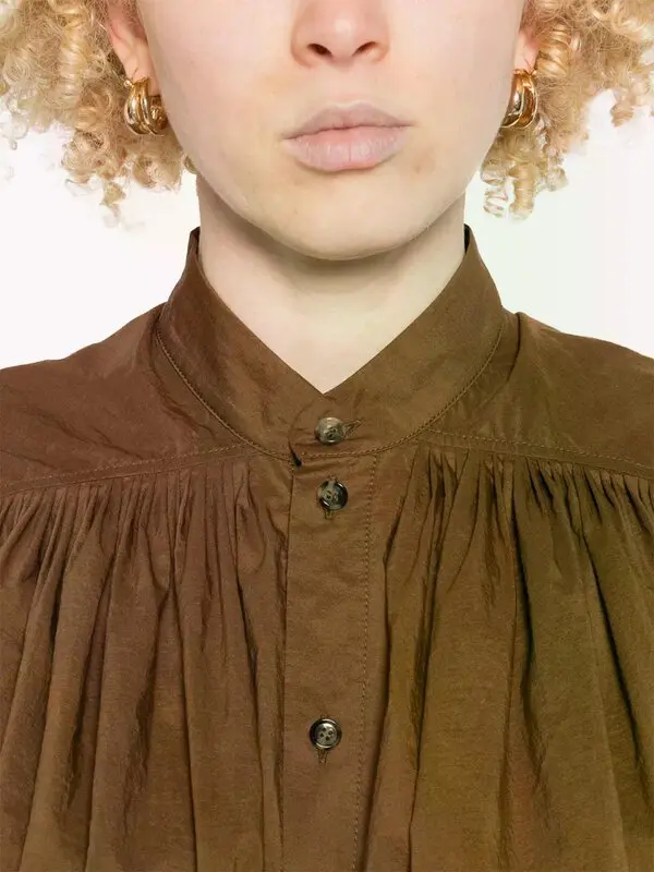 Philosophy Di Lorenzo Serafini Poplin Shirt - Brown