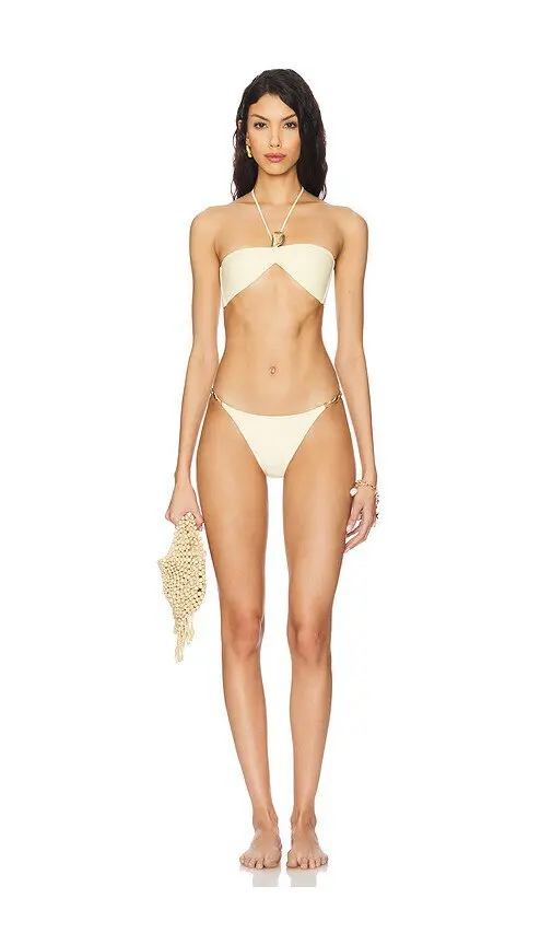 SHANI SHEMER Tyro Bikini Bottom - Butter