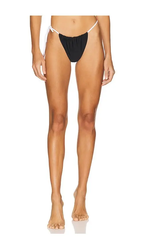 Tularosa Genette Bikini Bottom - Black & White