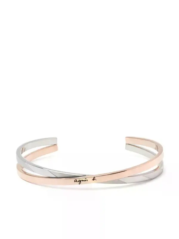 AGNÈS B. Logo Couple Bracelet - Pink