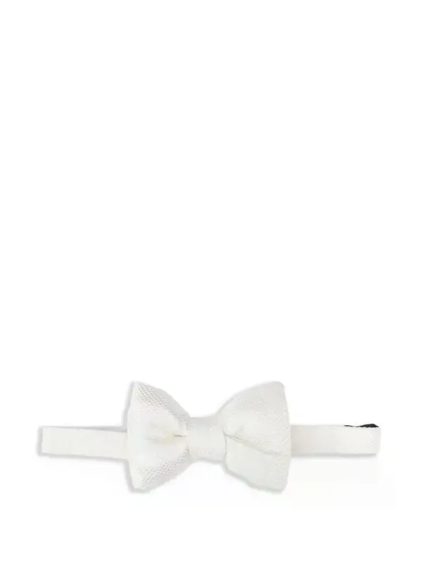 TOM FORD Textured Bow Tie - White