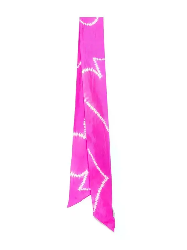 SUZUSAN Silk Twill Scarf - Pink