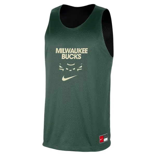 Nike Milwaukee Bucks Courtside Nba Mesh Practice Jersey - Green