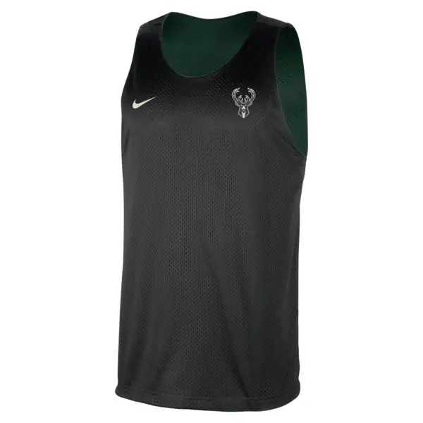 Nike Milwaukee Bucks Courtside Nba Mesh Practice Jersey - Green