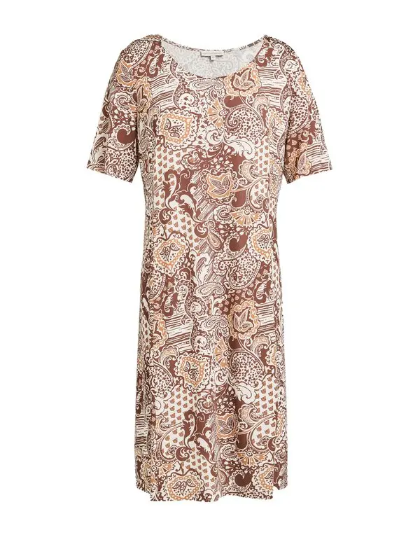 CAMICETTASNOB Mini Flared Paisley-print Dress