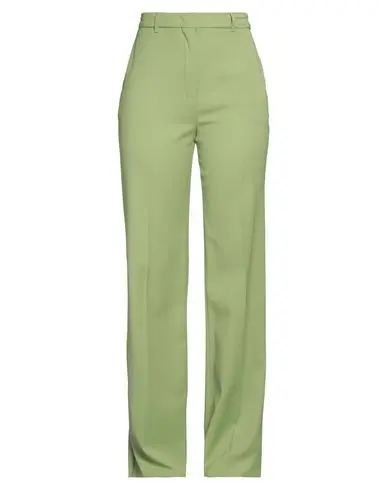 Max Mara Light Virgin Wool Trousers - Light Green