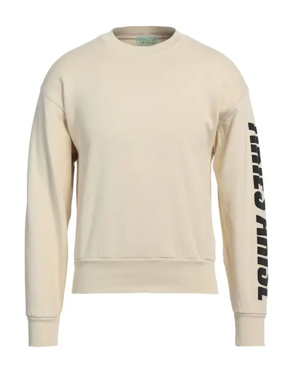 Aries Crewneck Sweatshirt With Logo Print