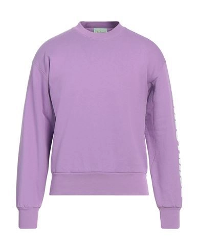 Aries Crewneck Sweatshirt With Logo Print - Lilac