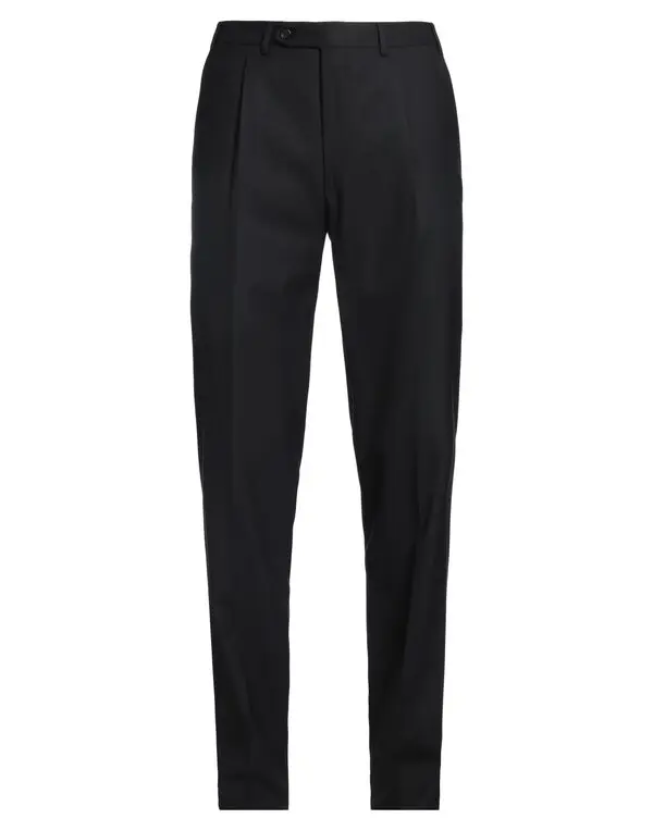 Canali Tapered Leg Tailored Pants - Black