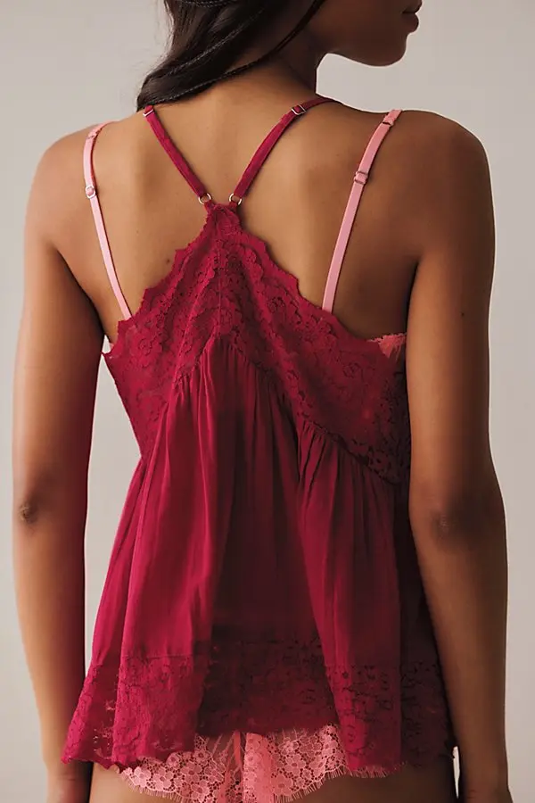 Free People Intimately Fiona Lace Cami - Camelia