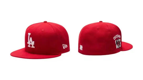 UNDEFEATED X New Era Dodgers Ohtani 59fifty Fitted Cap - Red