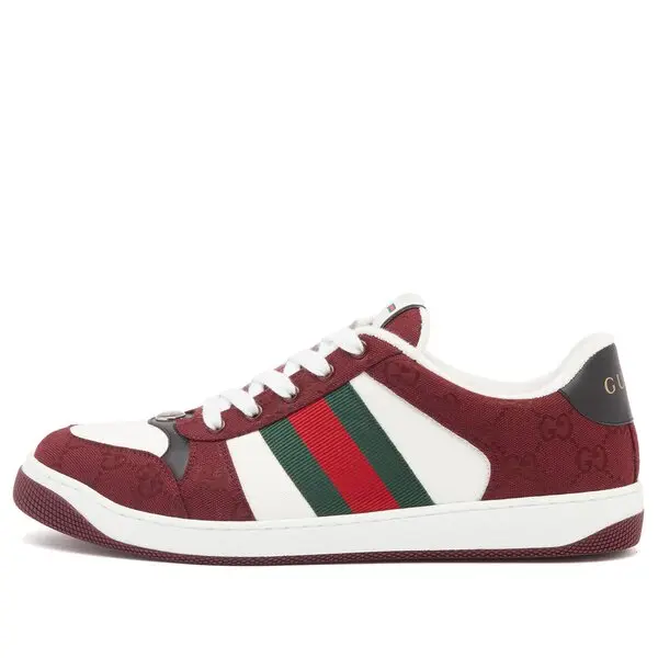 Gucci Screener Canvas Sneakers - Red/multi