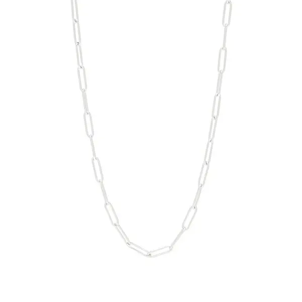 Tom Wood 16.5" Box Chain - Silver