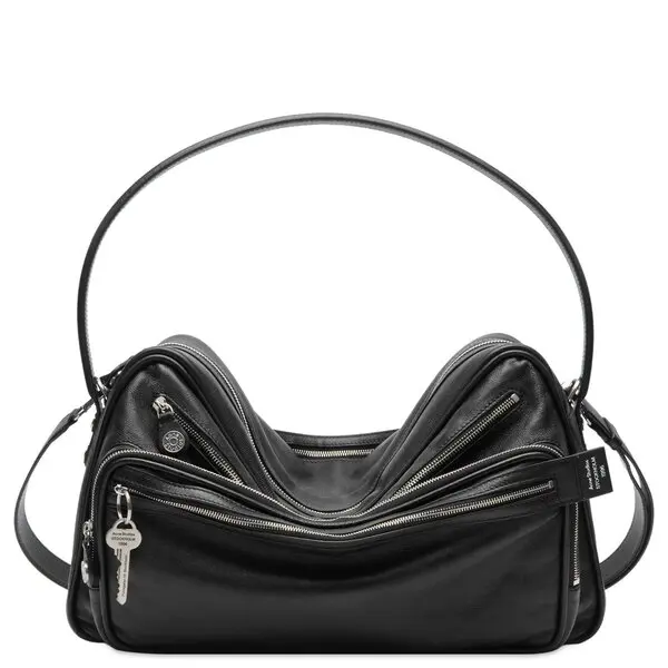 Acne Studios Camero Medium Leather Bag - Black
