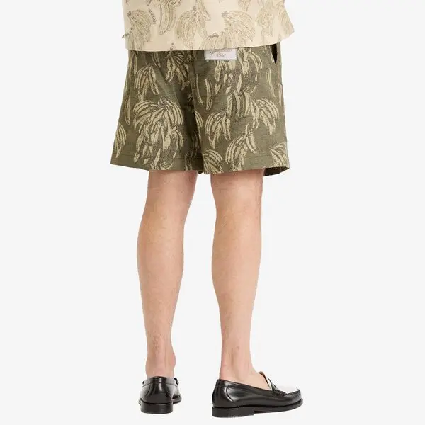 Jacquemus Banana Jacquard Canvas Shorts - Multi