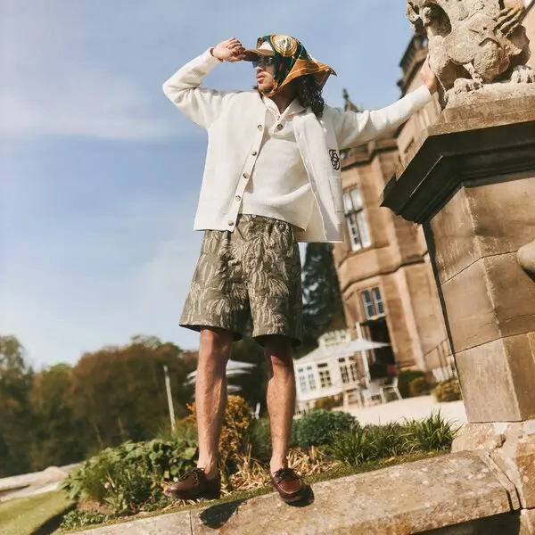 Jacquemus Banana Jacquard Canvas Shorts - Multi