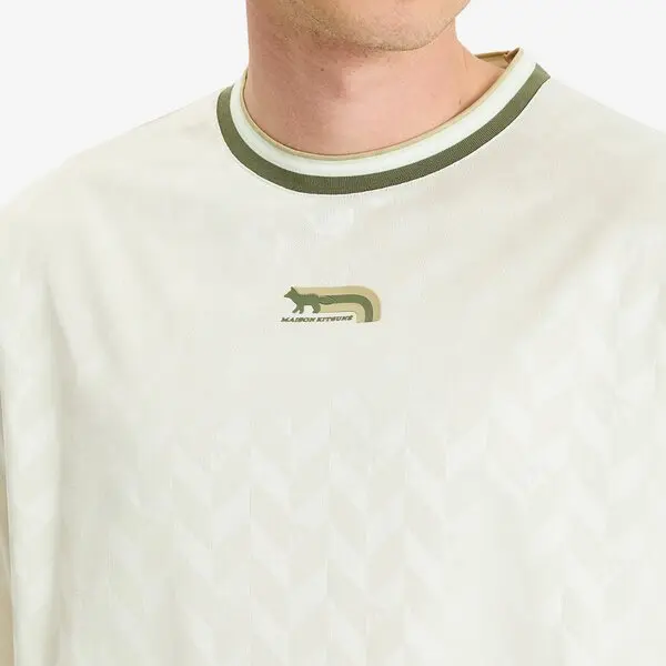 Maison Kitsuné Jacquard Flash Fox Oversize T-shirt