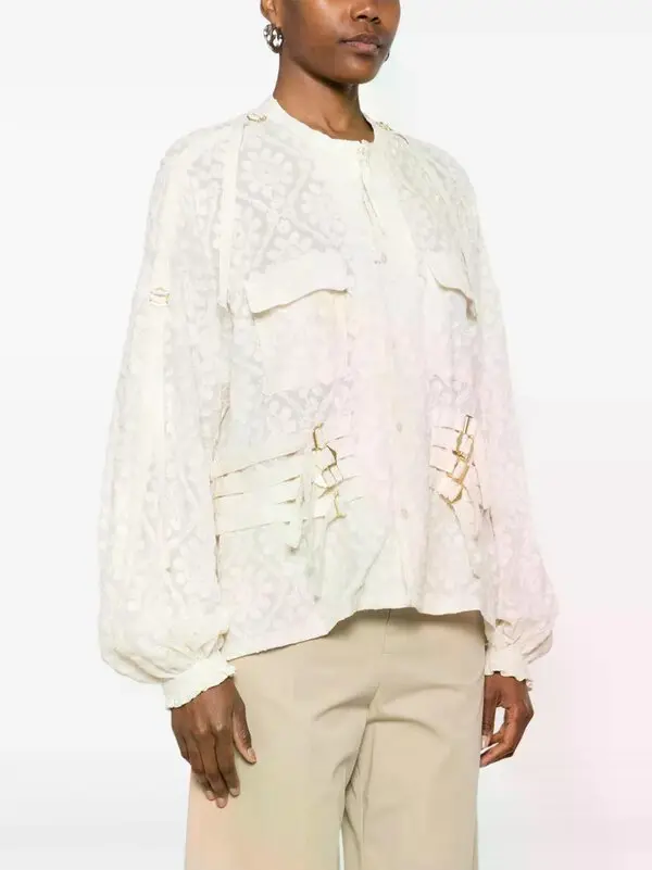 UNDERCOVERISM Floral-embroidered Shirt