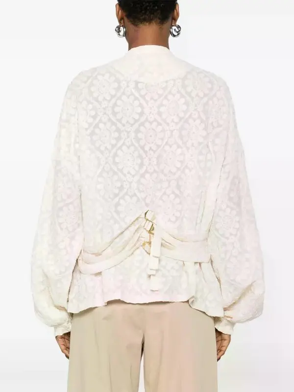 UNDERCOVERISM Floral-embroidered Shirt