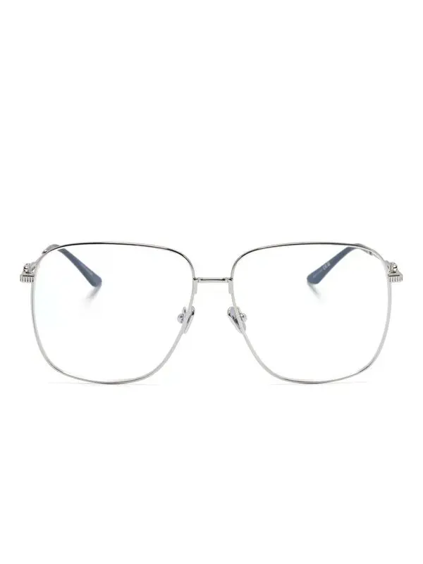 Valentino Garavani Navigator-frame Glasses - Silver