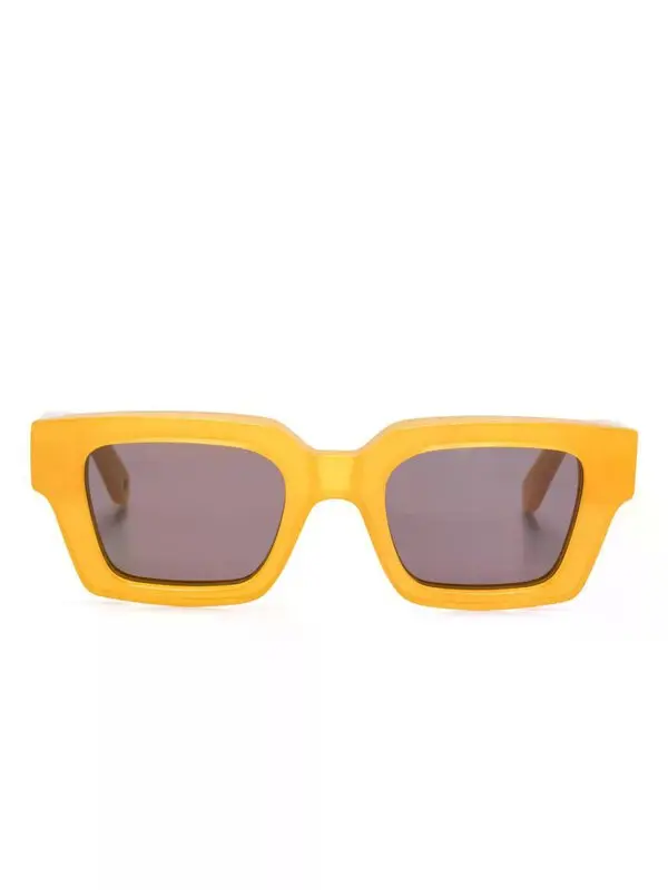 Off-White Rectangular-frame Sunglasses - Yellow
