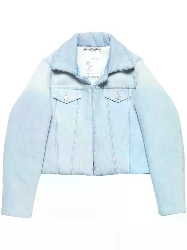 Acne Studios Floral-lining Denim Jacket