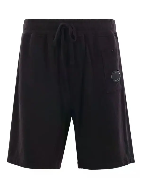 C.P. COMPANY Cotton Shorts - Black