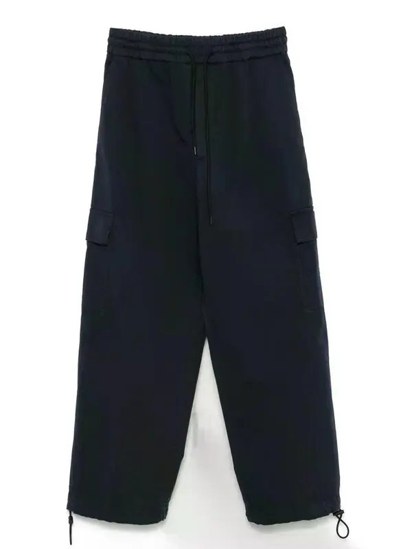 DONDUP Cotton Cargo Trousers - Blue