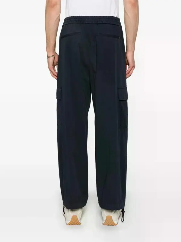 DONDUP Cotton Cargo Trousers - Blue