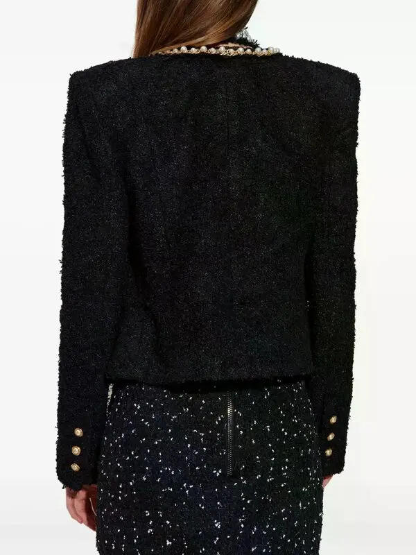 Balmain Patch-detail Tweed Jacket