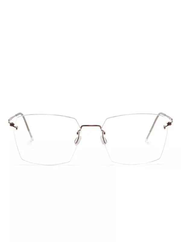 LINDBERG Spirit Rimless Eyeglasses - Brown