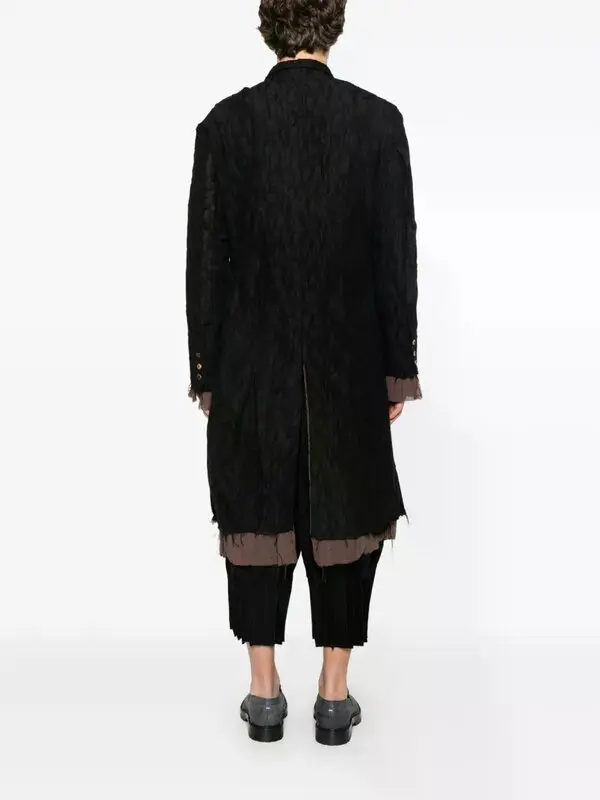 CHIAHUNG SU Textured Layered Coat