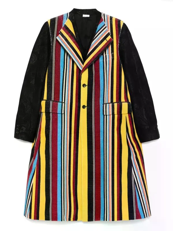 Comme Des Garçons Striped Coat