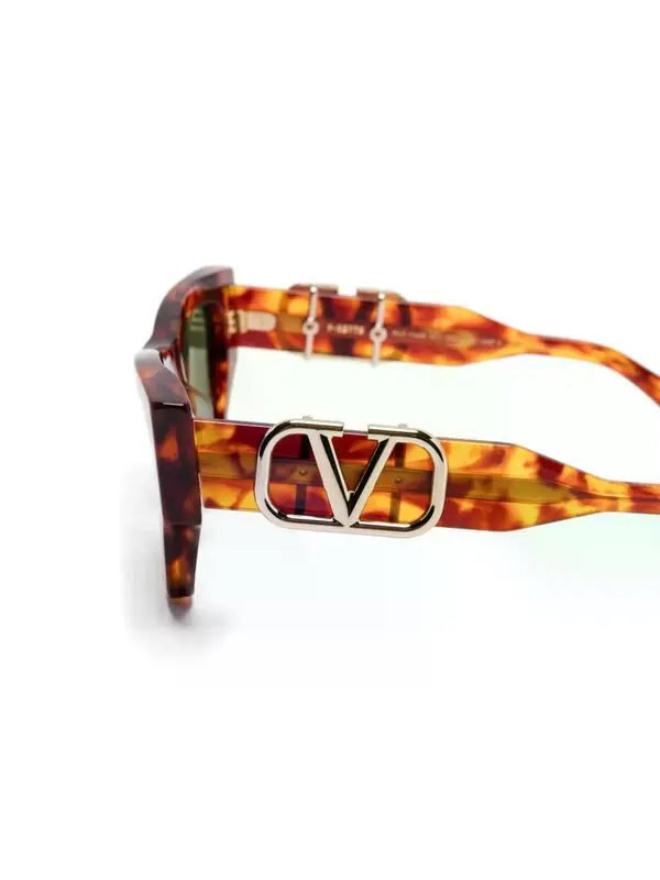 Valentino Garavani Vlogo Signature Sunglasses - Brown