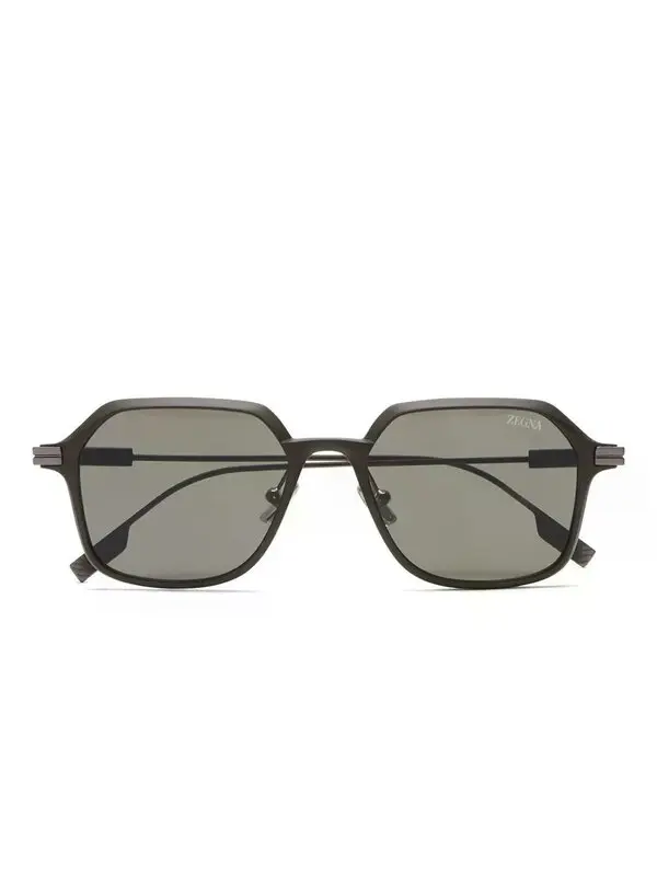 Zegna Octagonal Sunglasses - Grey