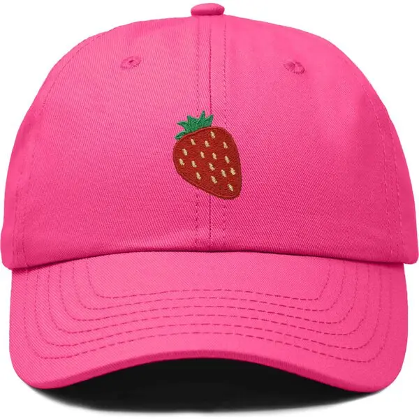 DALIX Strawberry Cap - Hot Pink