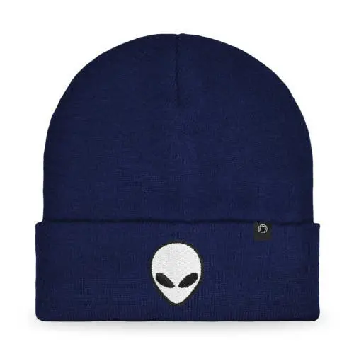 DALIX Alien Beanie - Navy Blue