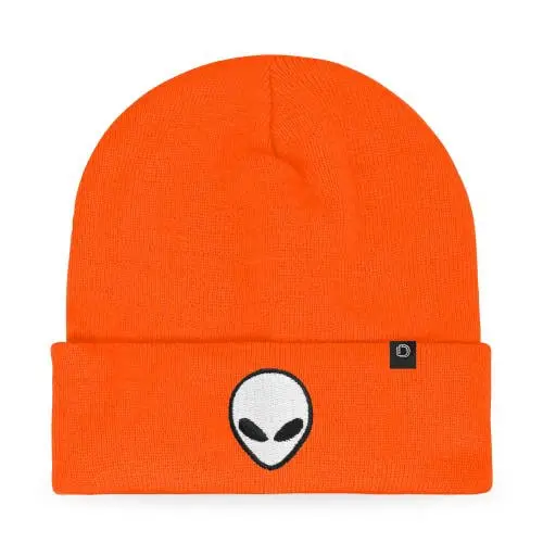 DALIX Alien Beanie - Neon Orange