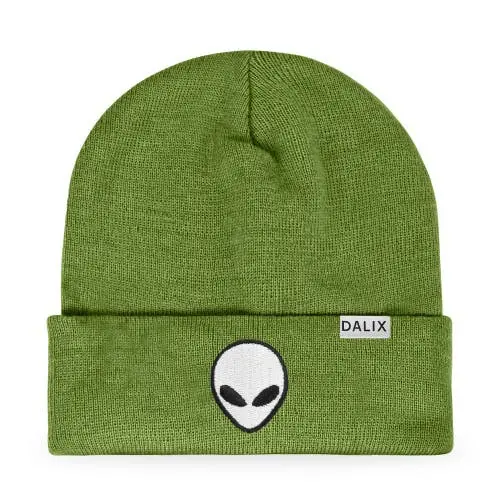 DALIX Alien Beanie - Olive