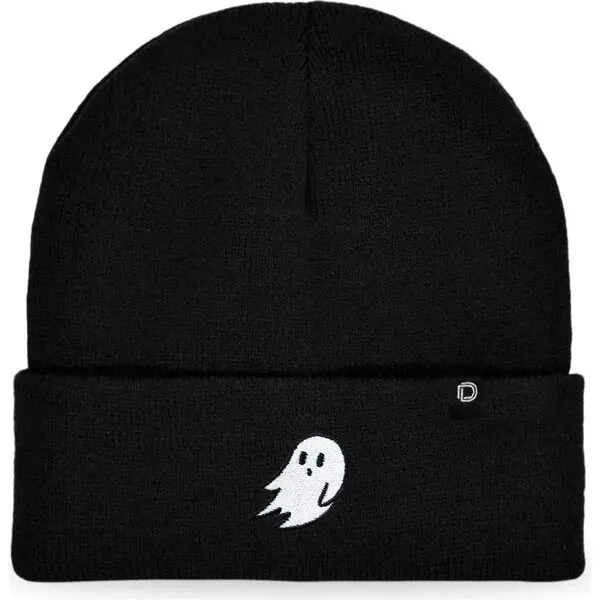 DALIX Ghost Beanie - Black