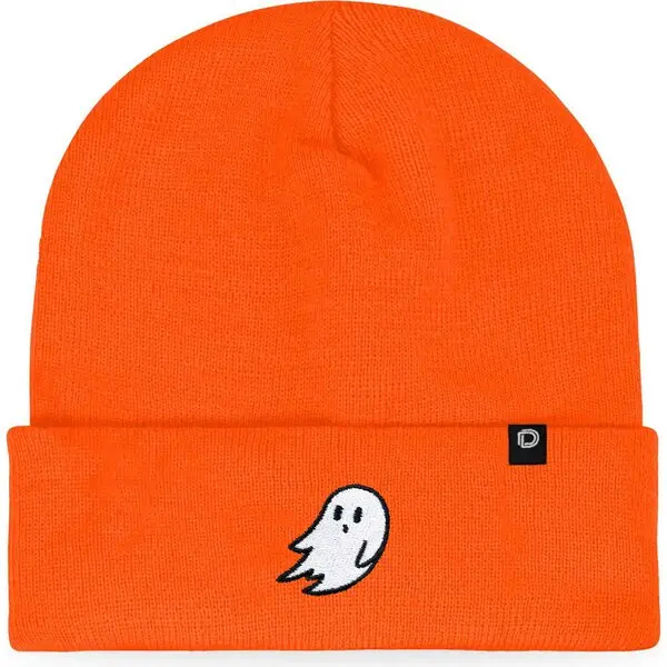 DALIX Ghost Beanie - Neon Orange