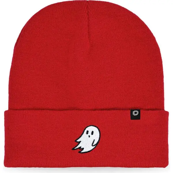 DALIX Ghost Beanie - Red