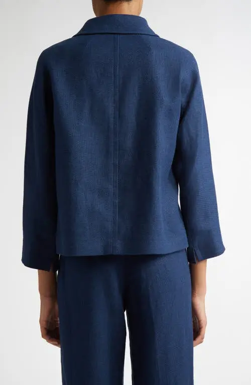 Max Mara Monia Linen Blend Crop Jacket