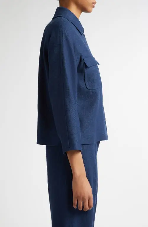 Max Mara Monia Linen Blend Crop Jacket