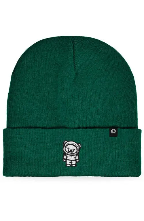 DALIX Ice Bear Embroidered 12-inch Knit Beanie - Green