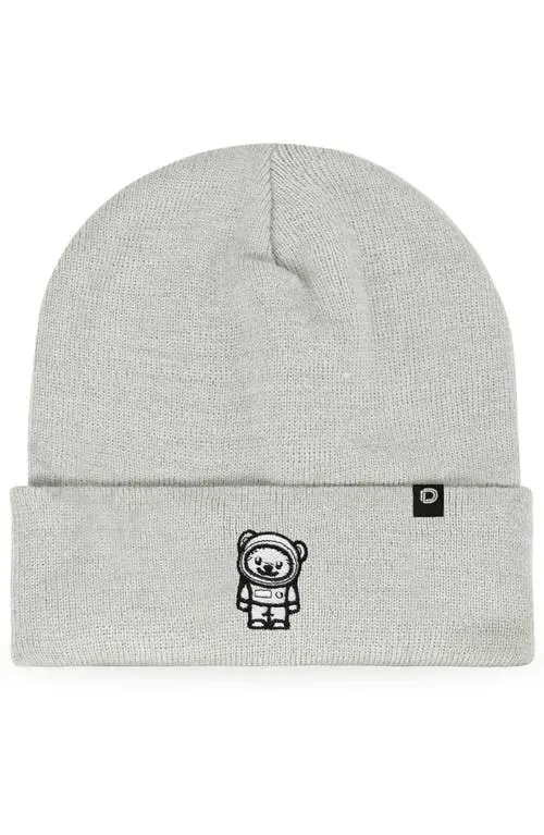 DALIX Ice Bear Beanie - Light Gray
