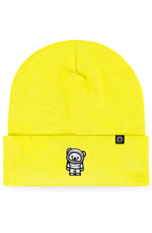 DALIX Ice Bear Beanie - Neon Yellow